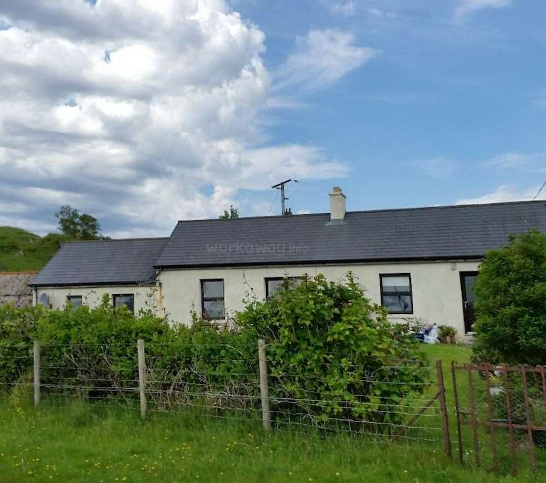 House sitting on the island of Lismore in Scotland, UK