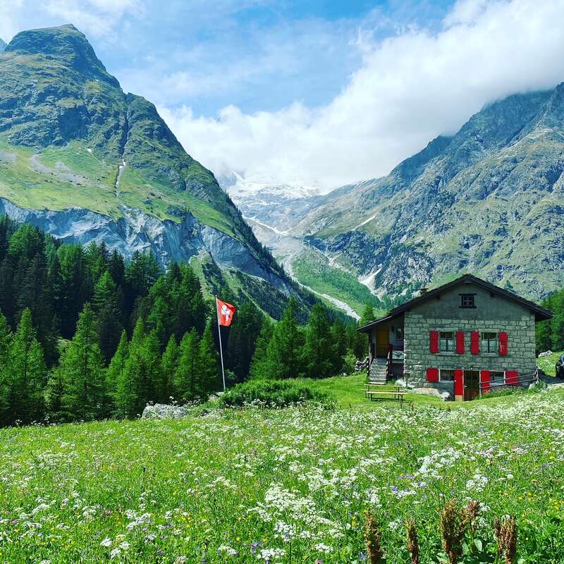 Explore the Swiss Alps and help with DIY projects in Volleges, Switzerland