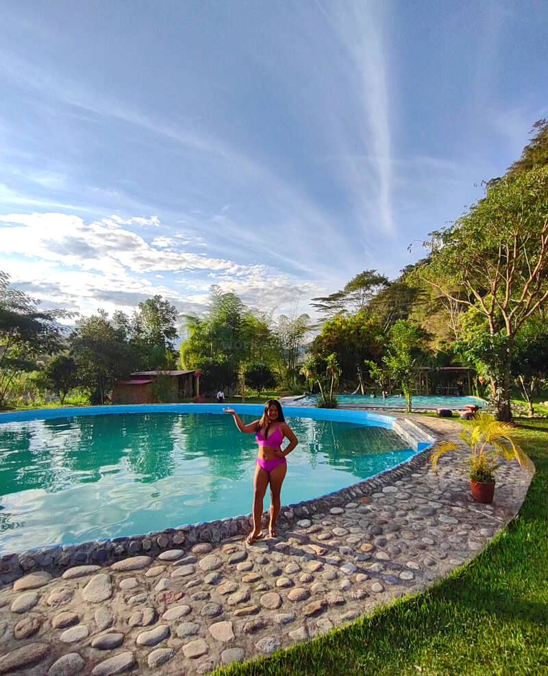 Environmental project in the central jungle in San Ramon, Peru
