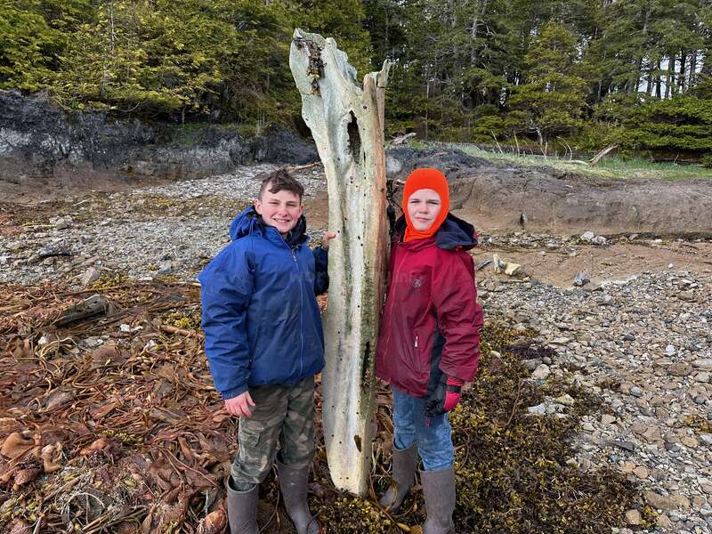 Experience remote off-grid family life in Edna Bay Alaska, USA