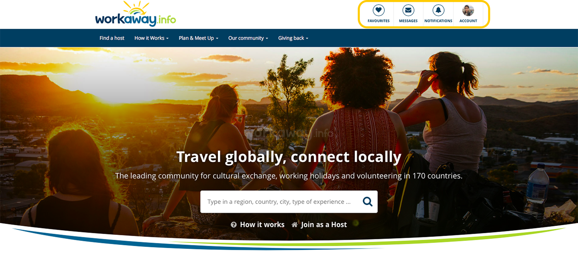 Workaway site update - navigation guide for workawayers